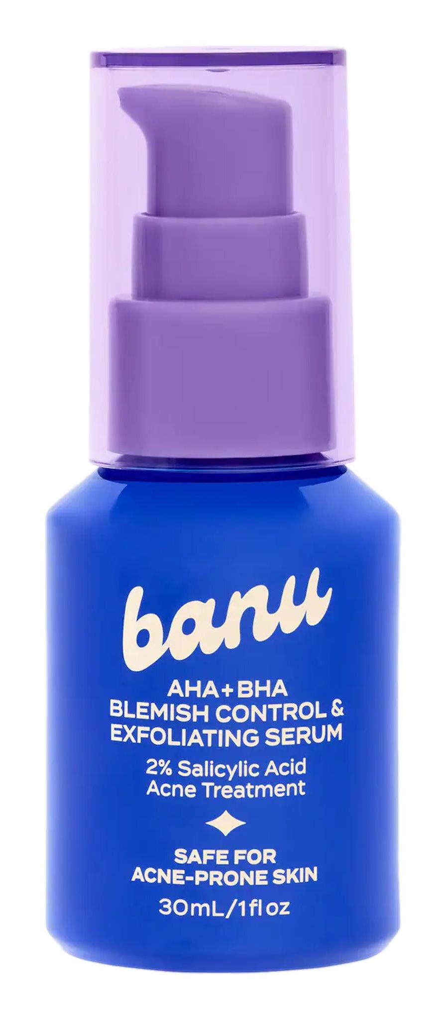 Banu AHA + BHA Blemish Clearing And Exfoliating Serum With 2% Salicylic ...