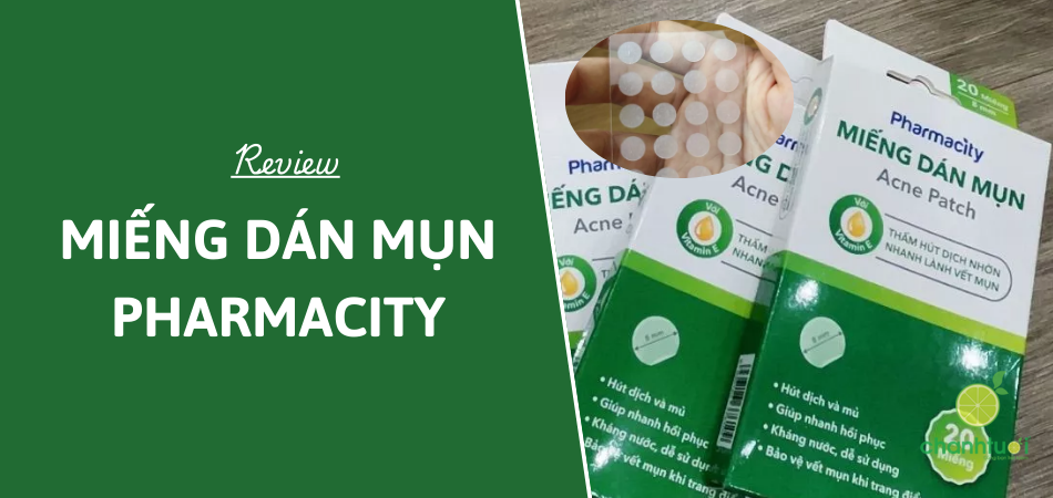 Miếng dán mụn Pharmacity: Chỉ hút dịch mụn không giảm viêm!