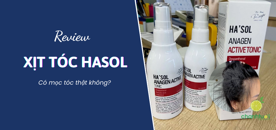 Trải nghiệm xem xịt tóc Hasol có mọc tóc thật không?