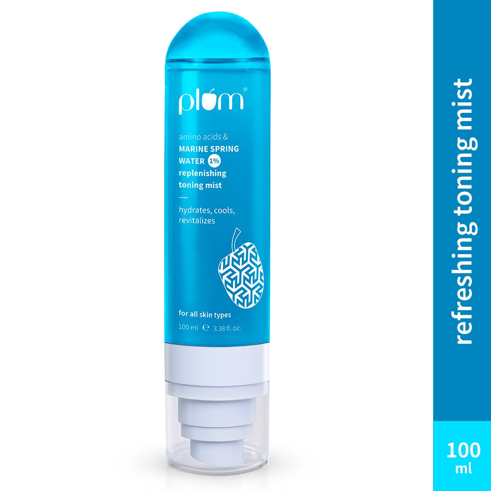 Xịt thơm PLUM 1% Marine Spring Water Replenishing Toning Mist