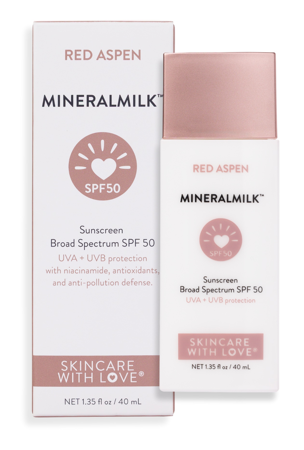 Red Aspen Mineralmilk Sunscreen Broad Spectrum SPF 50