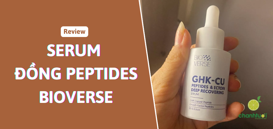 Serum Đồng Peptides Bioverse: Lựa chọn giá rẻ thay thế Oh Oh