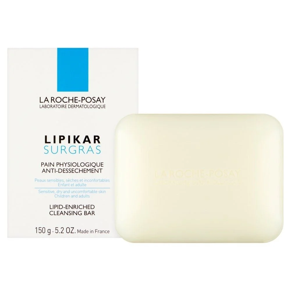 La Roche-Posay Lipikar Surgras Lipid Enriched Cleansing Bar for ...