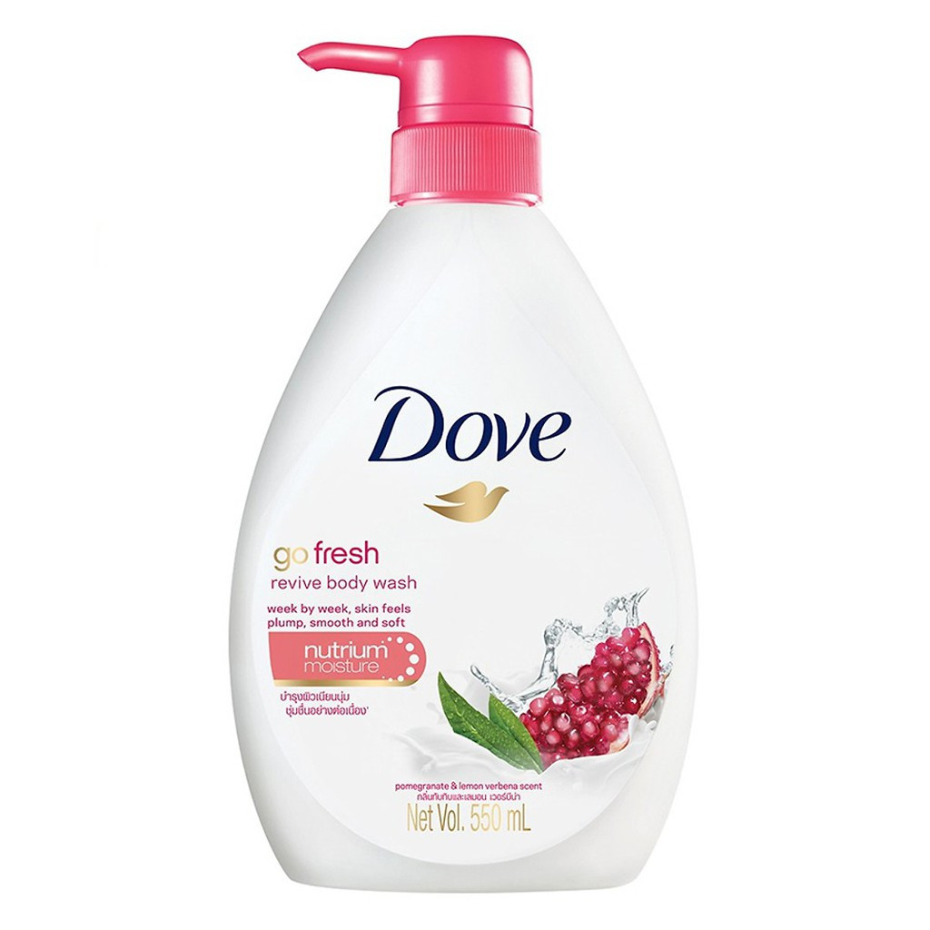 Thành phần Sữa tắm Dove Go Fresh ReVive Body Wash đầy đủ