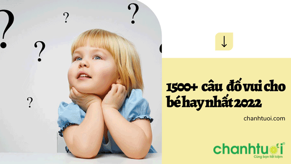 1500+ câu đố vui cho bé mầm non, tiểu học 3- 7 tuổi phát triển IQ