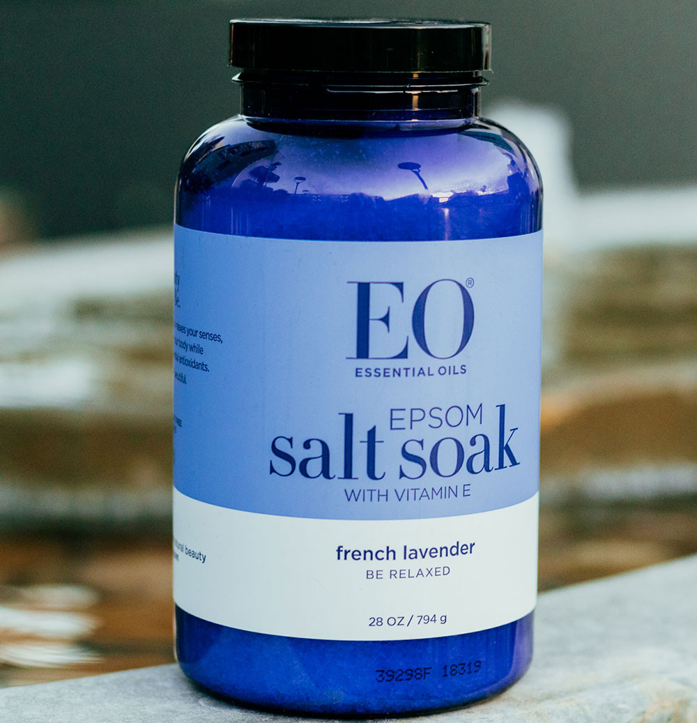 Full ingredients list EO Epsom Salt Soak French Lavender