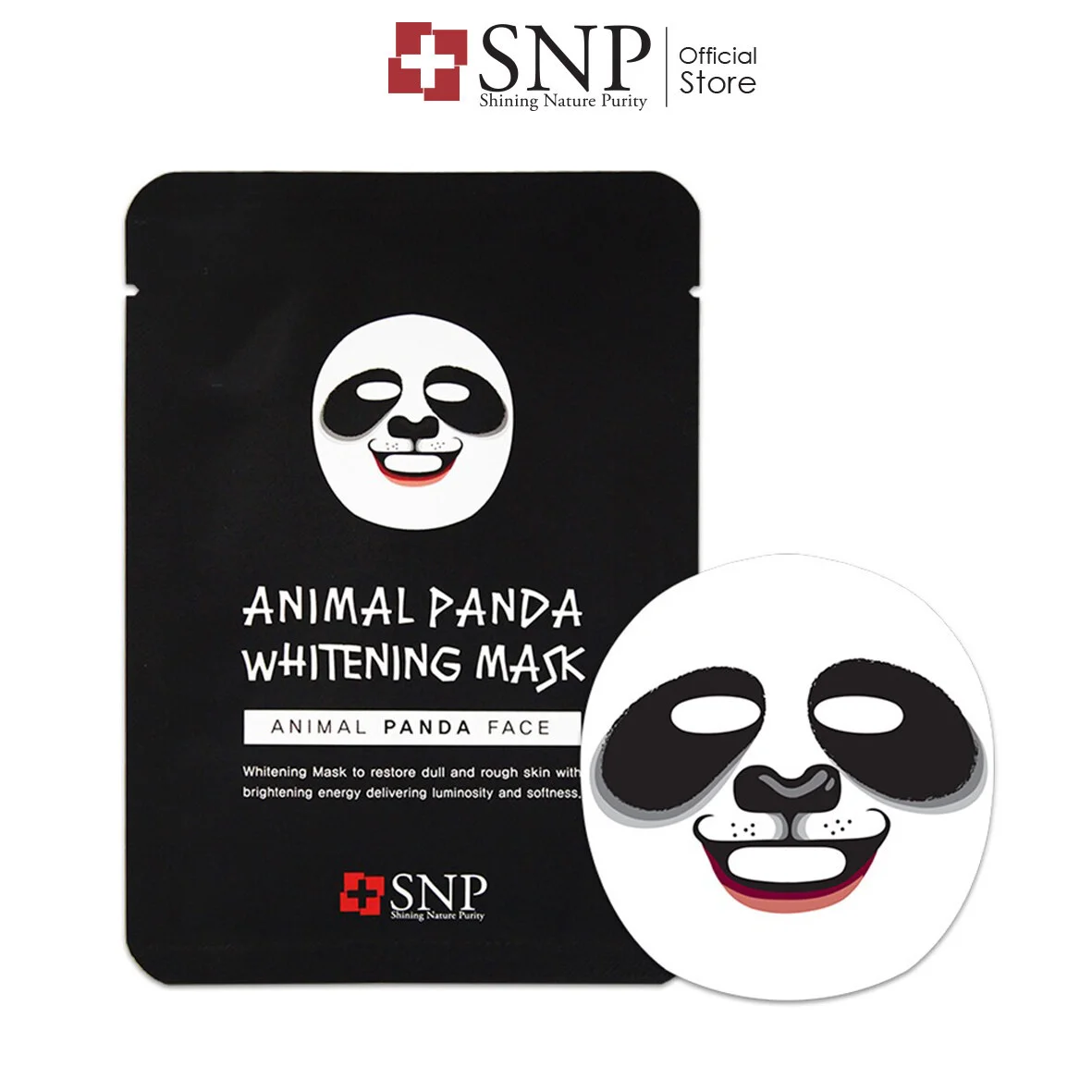 SNP Animal Panda Brightening Mask Sheet