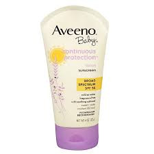 Aveeno Continuous Protection Sunblock Lotion SPF 55 for Baby