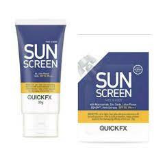 Full ingredients list QUICK FX Sunscreen SPF 50 PA