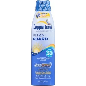 Kem chống nắng Coppertone Ultraguard Quickcover Lotion Spray SPF 50
