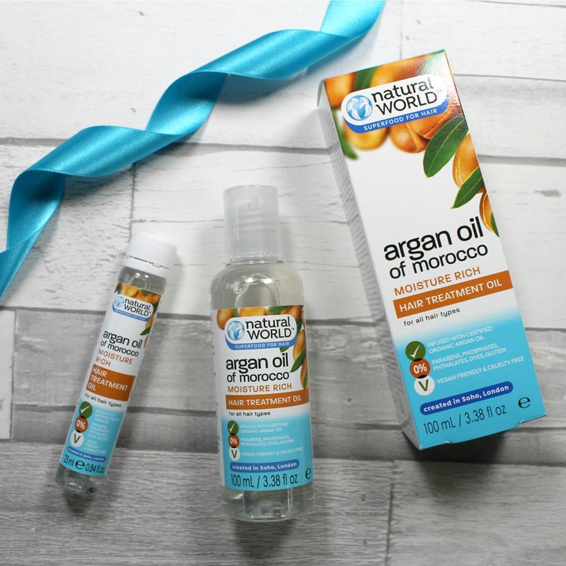 Full ingredients list Natural World Argan Oil Of Morocco Hair ...