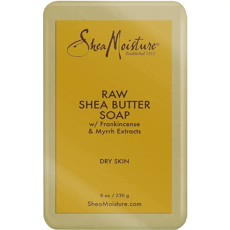 Shea Moisture Raw Shea Butter Bar Soap Frankincense & Myrrh Extracts