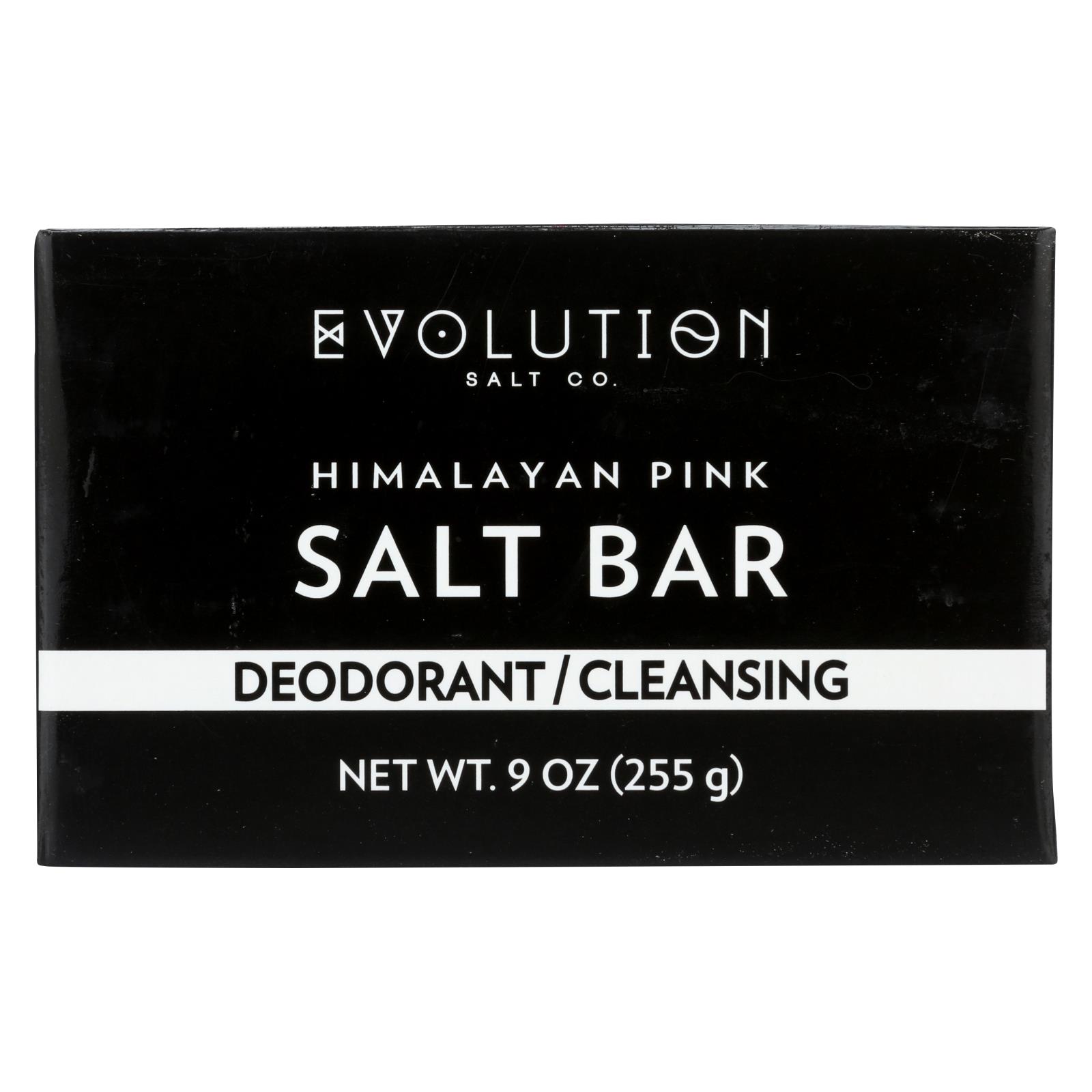 Evolution Salt Co. Salt Bar Deodorant Himalayan Pink