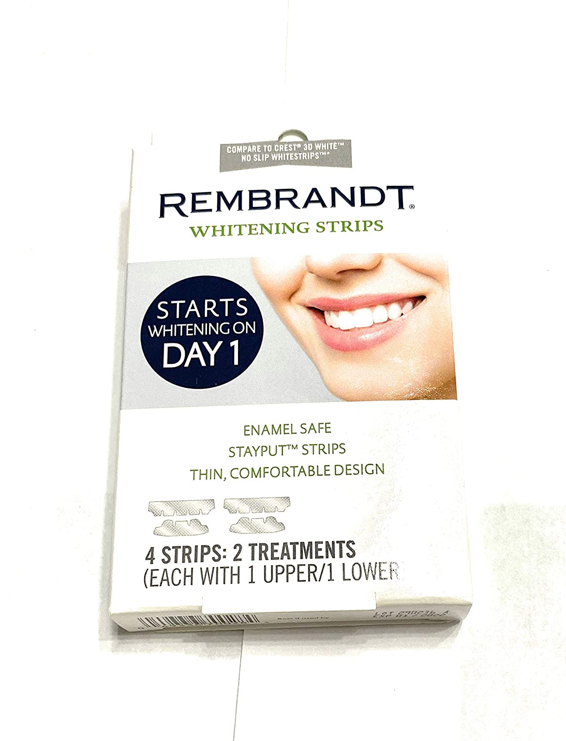 Full ingredients list Rembrandt Whitening Strips