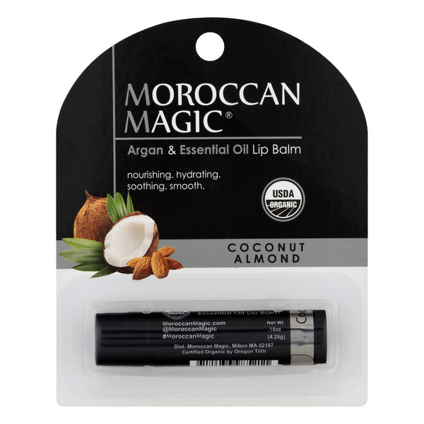 Moroccan Magic Argan & Essential Oil Lip Balm Pure Coconut
