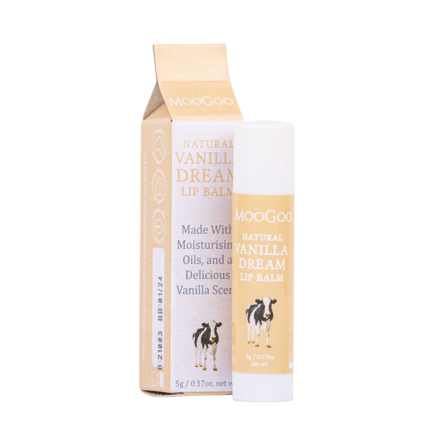 MooGoo Edible Lip Balm 5g Vanilla Dream