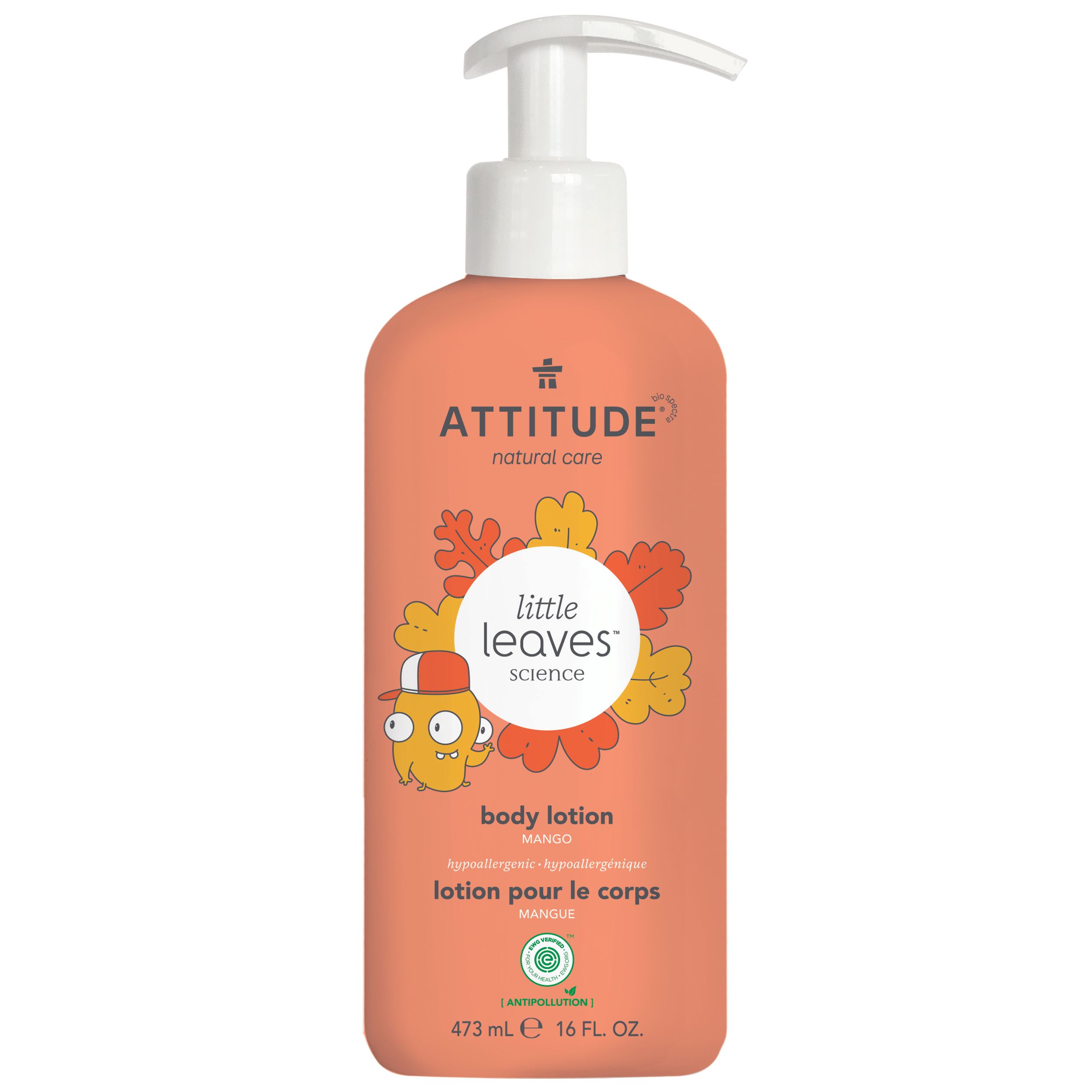 Full ingredients list Attitude Little Leaves Body Lotion Mango