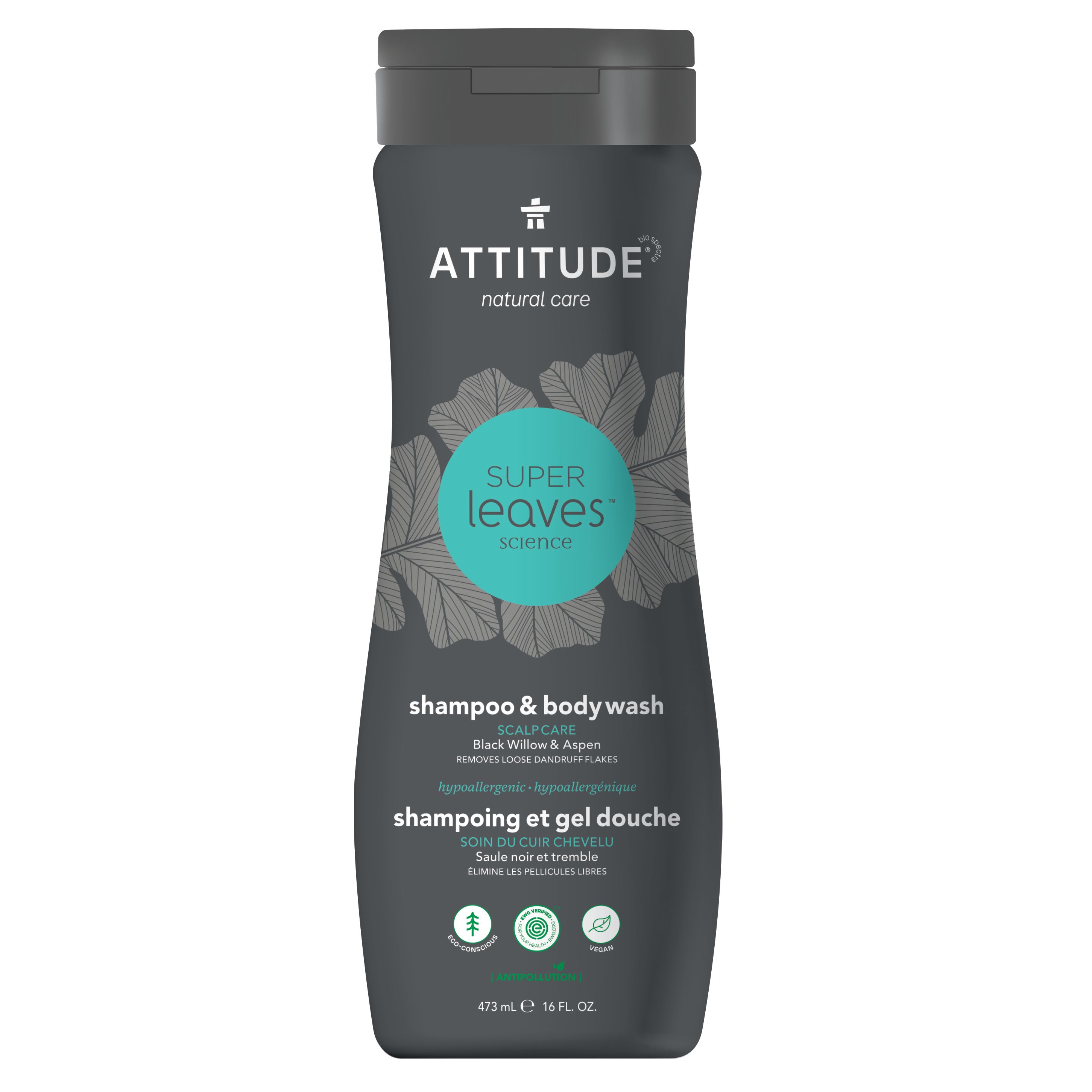 Full ingredients list Attitude Super Leaves Shampoo & Body ...