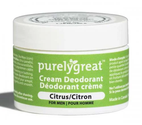 Ingredients purelygreat Cream Deodorant Citrus for Men