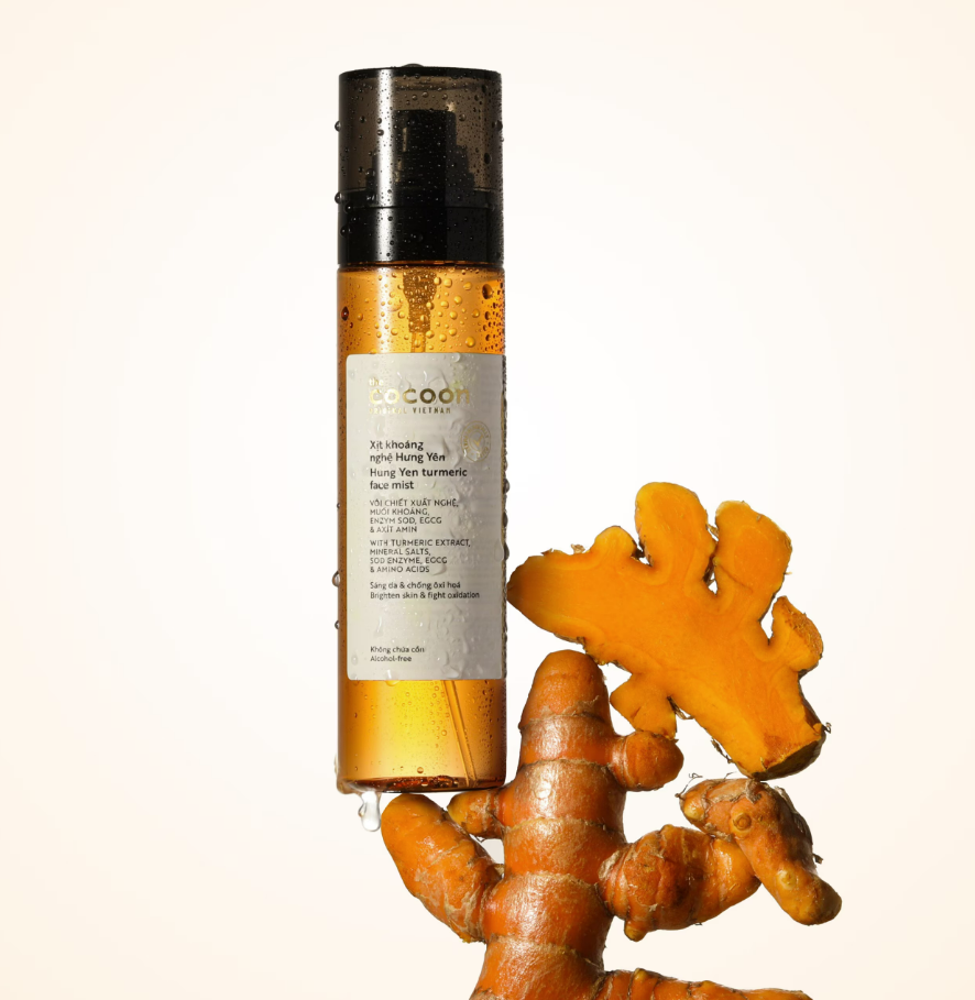 Full ingredients list the cocoon Cocoon Turmeric Face Mist