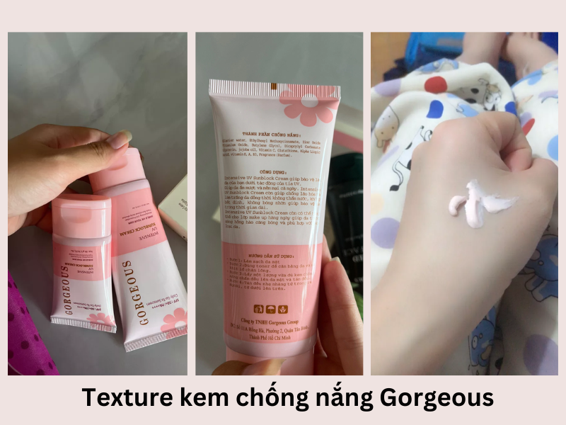 Review kem chống nắng Gorgeous tốt không? Có phải kem trộn?