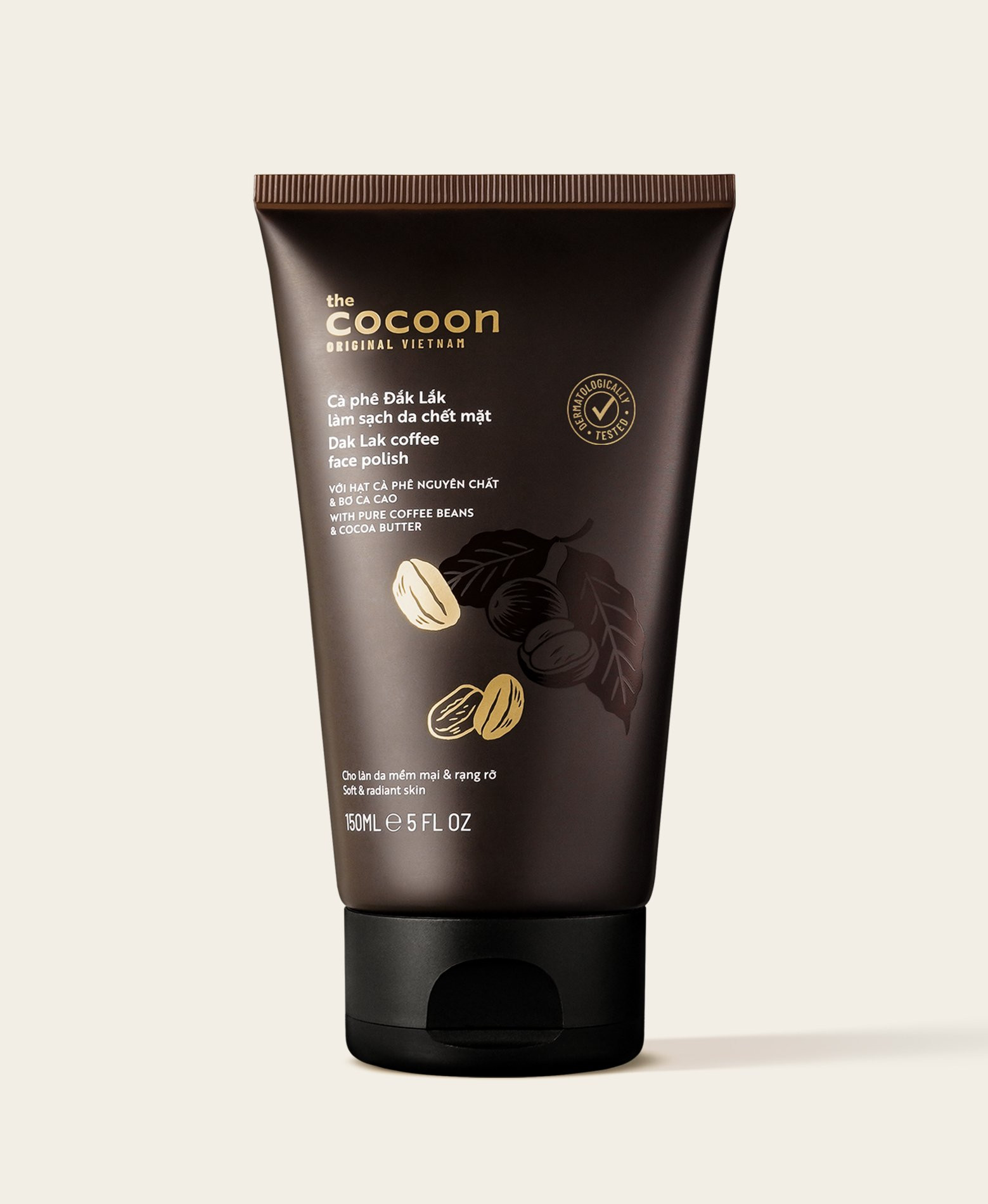 the cocoon Dak Lak coffee face polish