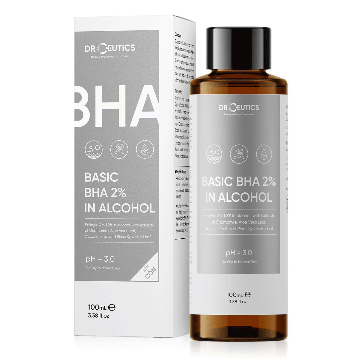 DrCeutics DrCeutics BASIC BHA 2% IN ALCOHOL
