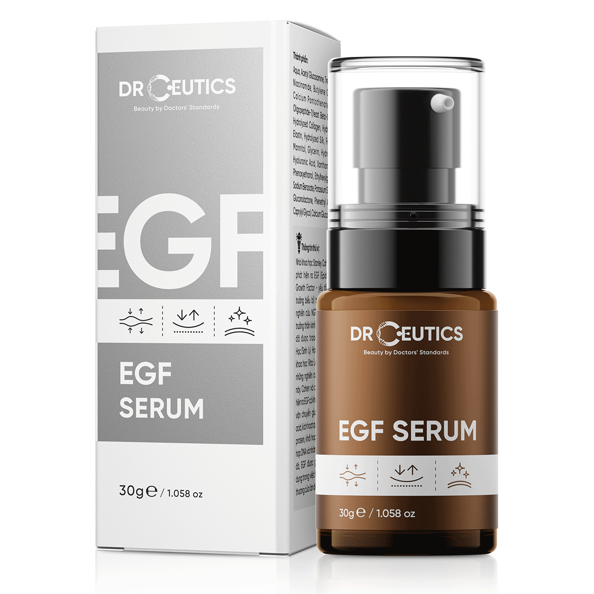 Full ingredients list DrCeutics DrCeutics EGF SERUM