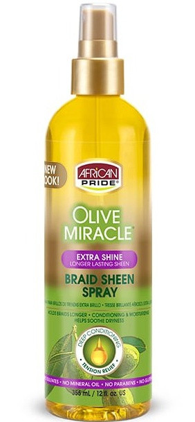 Xịt African Pride Braid Sheen Extra Spray