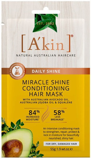 Thành phần Mặt nạ ủ tóc A'kin Miracle Shine Conditioning Hair ...