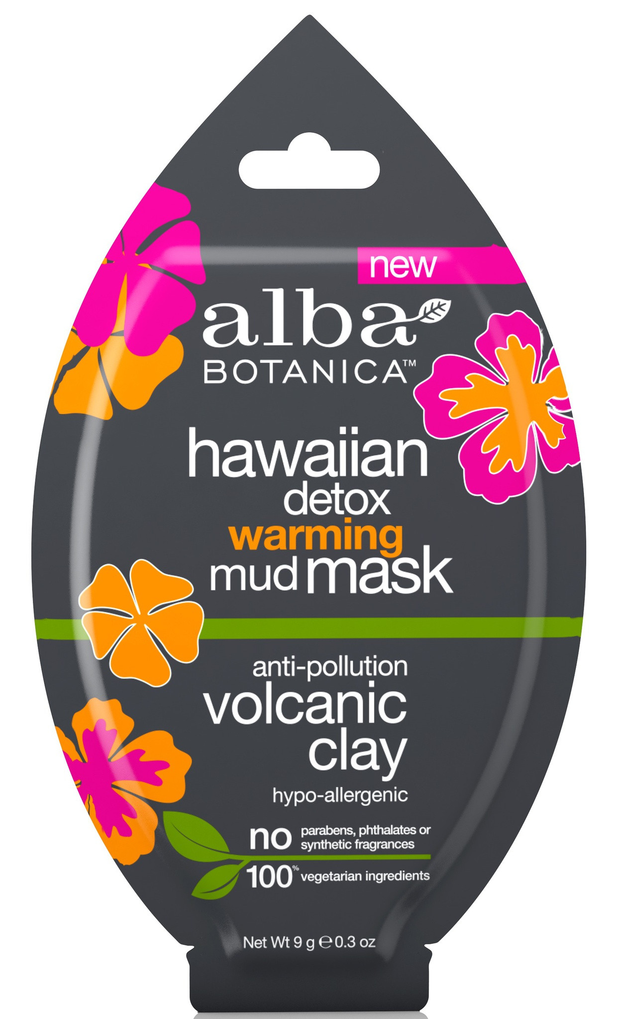 Thành phần Mặt nạ Alba Botanica Hawaiian Detox Warming Mask