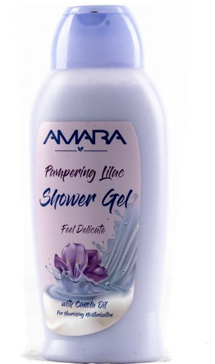 Full ingredients list Amara Pampering Lilac Shower Gel