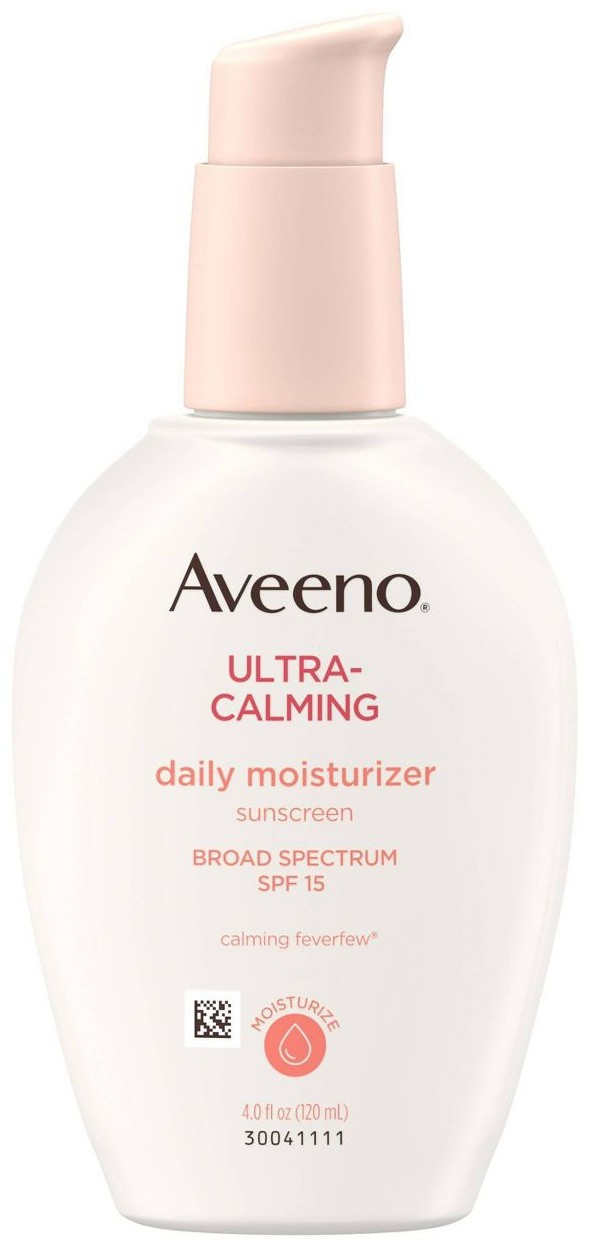 Full ingredients list Aveeno Ultra-calming Daily Moisturizer ...