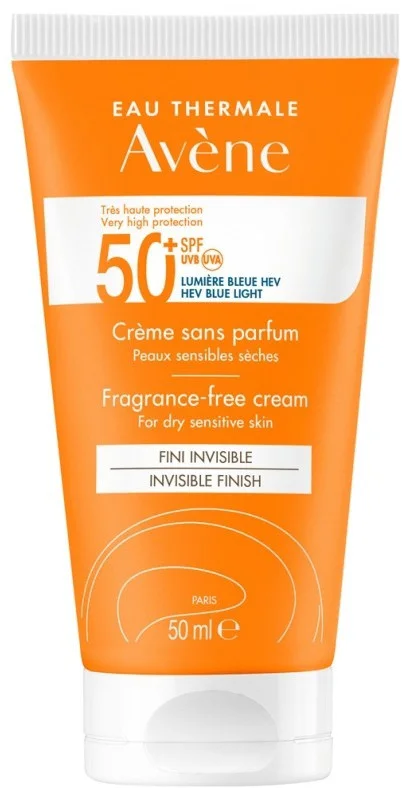 Kem Avene Sun Cream SPF 50+ fragrance-free