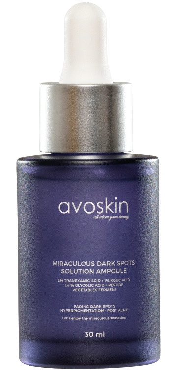 Full ingredients list Avoskin Miraculous Dark Spots Solution ...