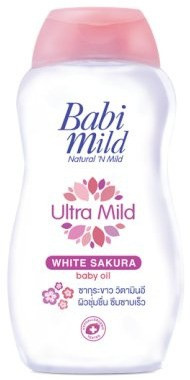 Babi Mild Ultra Mild Baby Oil Sakura