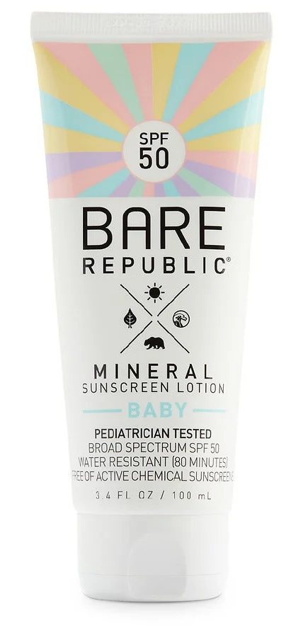 Bare Republic Mineral SPF 50 Baby Sunscreen Lotion