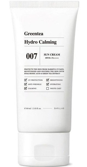 Thành phần Kem Barulab Green Tea Hydro Calming Sun Cream SPF ...