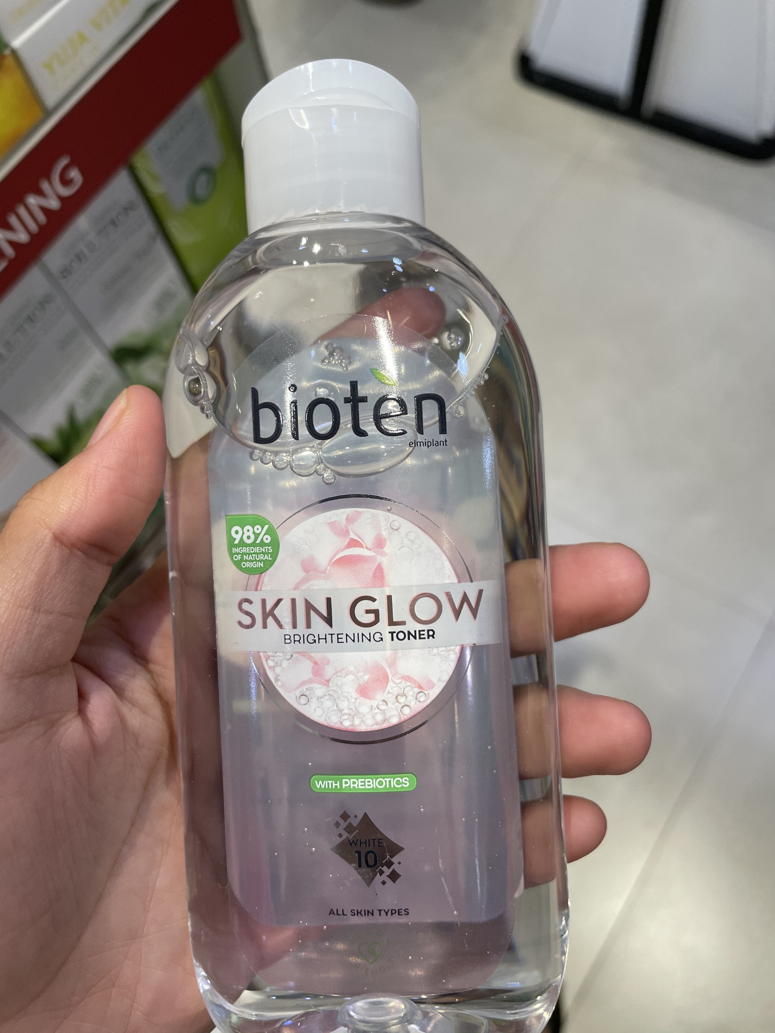 Thành phần Nước hoa hồng Bioten Skin Glow Brightening Toner