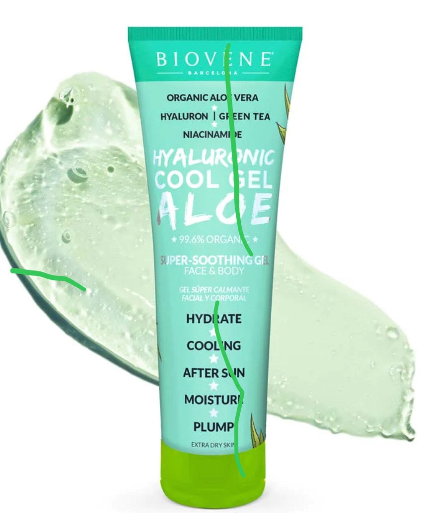 Biovène Hyaluronic Cool Gel Super-soothing Organic Aloe Vera Body Treatment