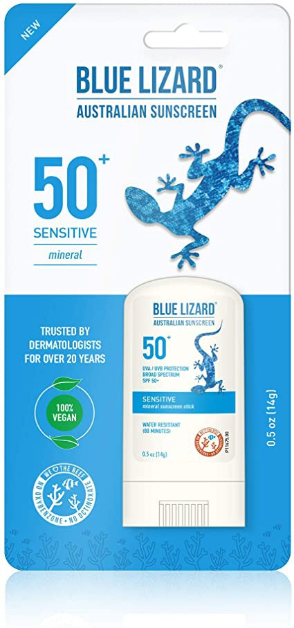 Kem chống nắng Blue Lizard Sensitive Sunscreen Stick SPF 50+ Unscented