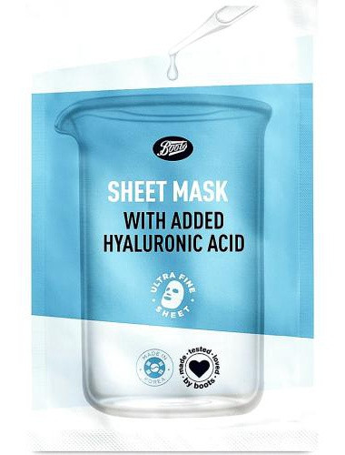 Boots Ingredients Hyaluronic Acid Sheet Mask