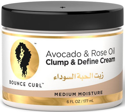 BounceCurl Avocado & Rose Oil Clump And Define Cream