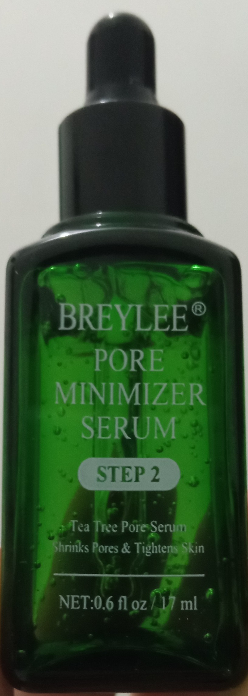 Full ingredients list Breylee Pore Minimizer Serum Step 2