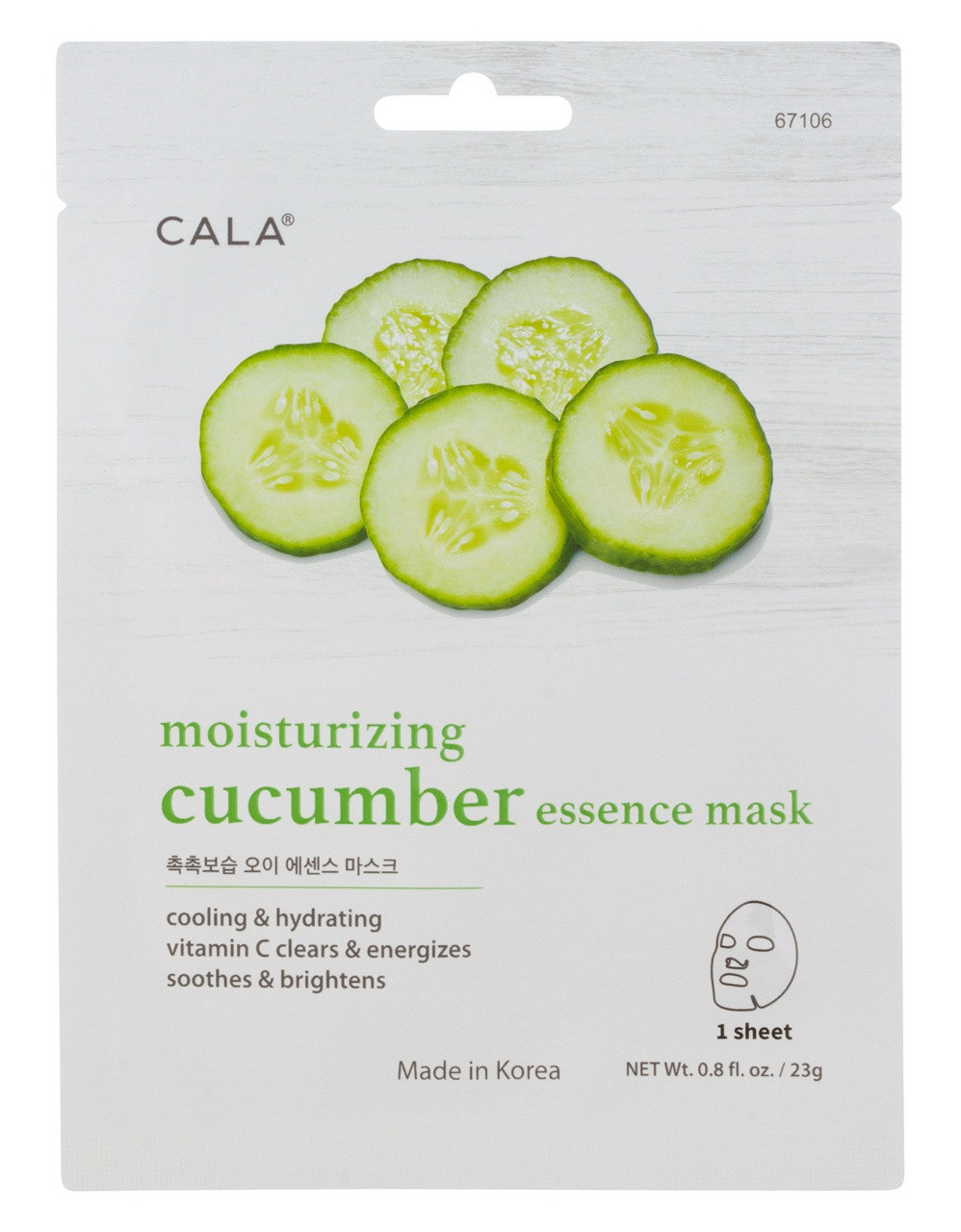 Cala Essence Facial Mask: Cucumber