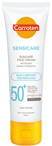 carroten Suncare Sensicare Face Cream SPF50+