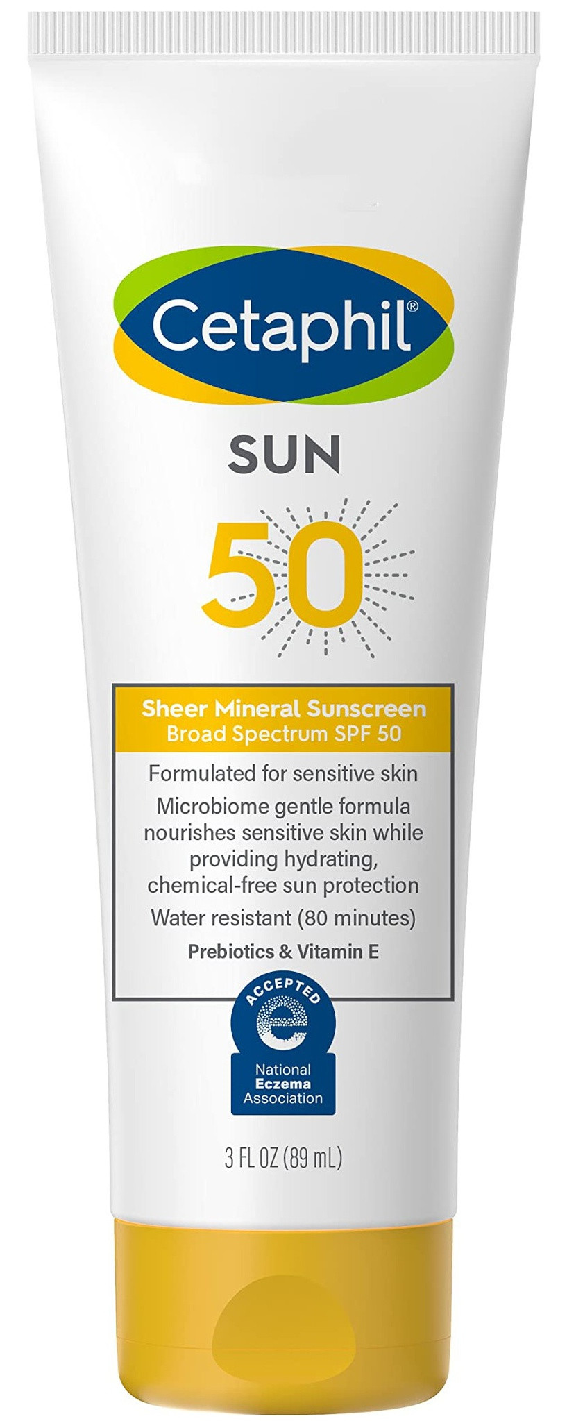 Full ingredients list Cetaphil Sheer Mineral Sunscreen SPF 50