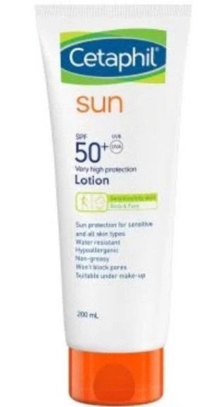 Thành phần Sữa dưỡng Cetaphil Sun Lotion SPF50+ đầy đủ