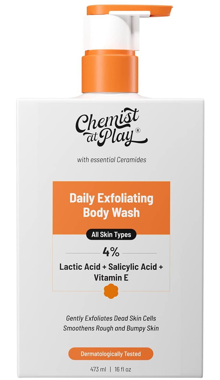 Ingredients list Chemist at Play Daily Exfoliating Body Wash ...