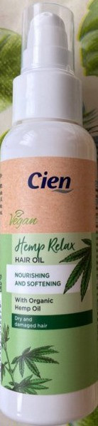 Full ingredients list Cien Hemp Relax Hair Oil